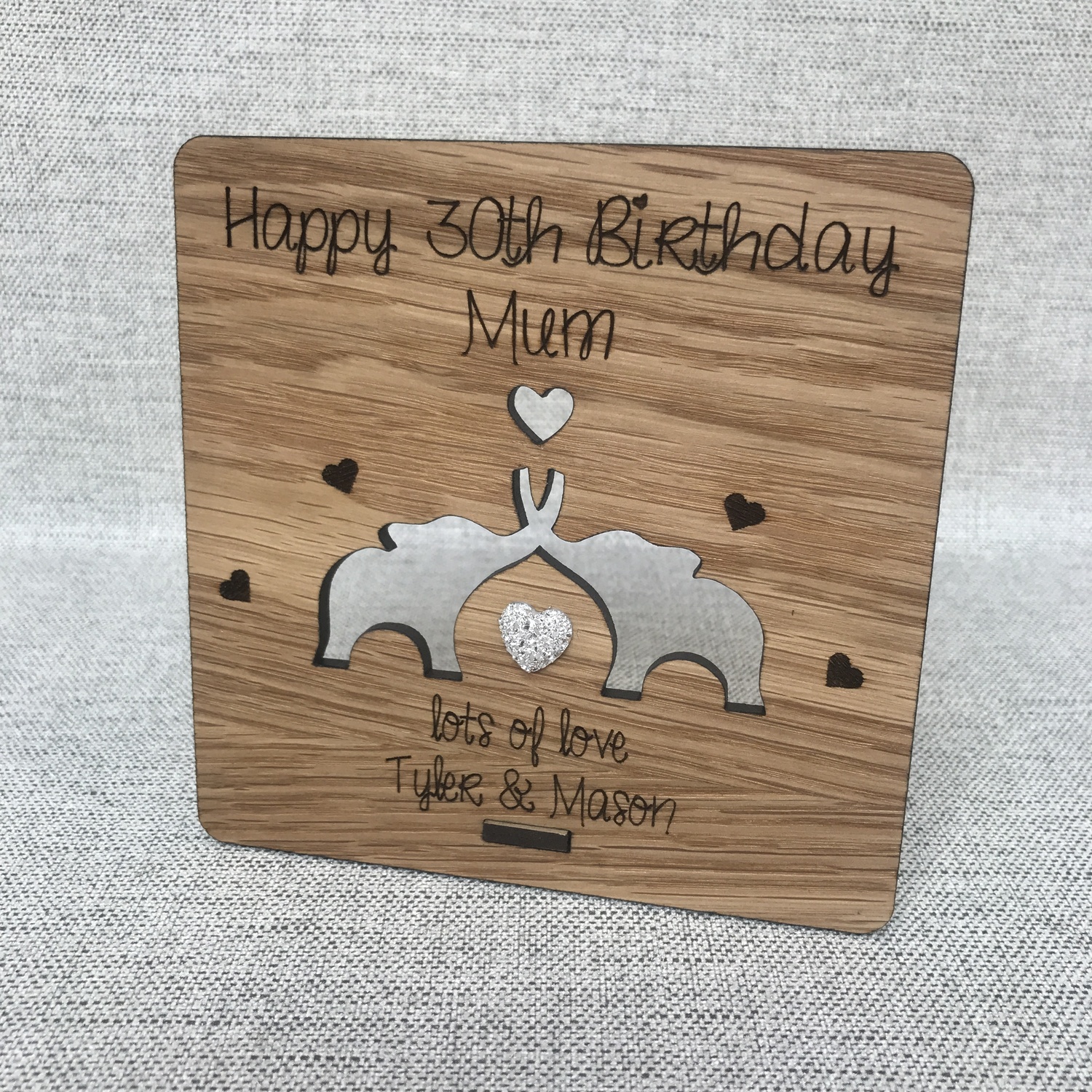 Happy birthday plaque | Crafty Monkey | Sports Medal Hangers & Displays ...