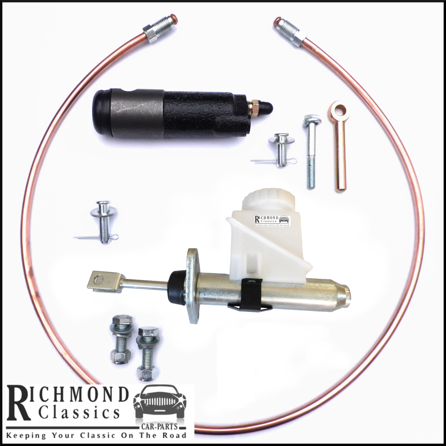 MG Midget 1500 Slave Cylinder, AP Clutch Master, Copper Feed Pipe ...