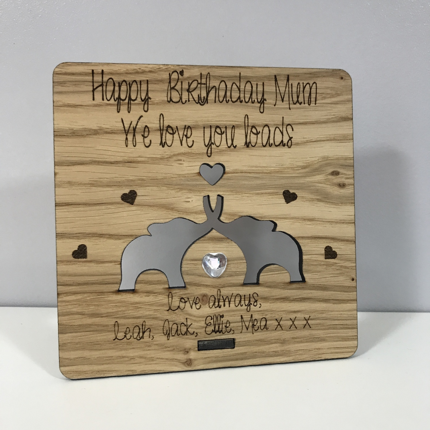 Happy birthday plaque | Crafty Monkey | Sports Medal Hangers & Displays ...