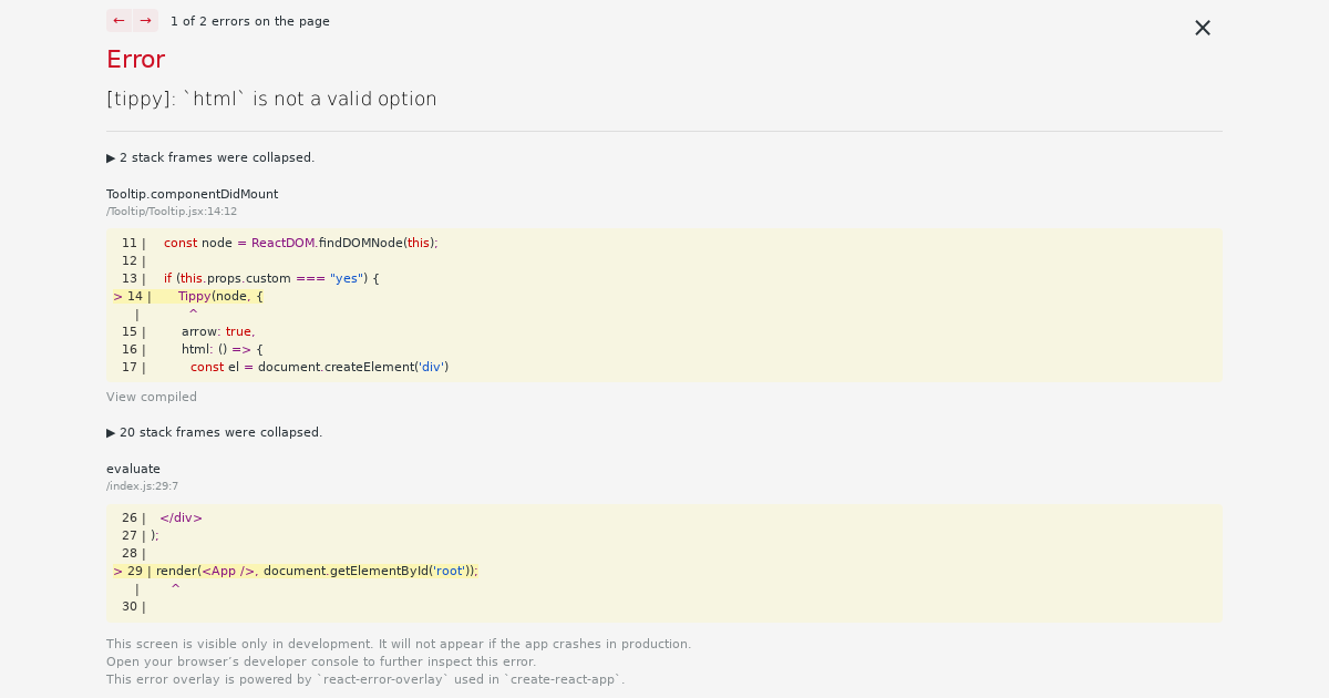 React Tippy.js - Codesandbox