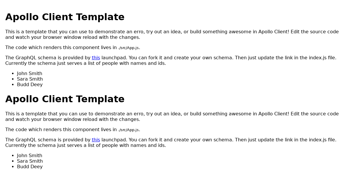 apollographql/apollo-template - Codesandbox