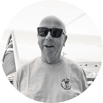 On board the 39m Feadship Kathleen Anne Alasdair Locke