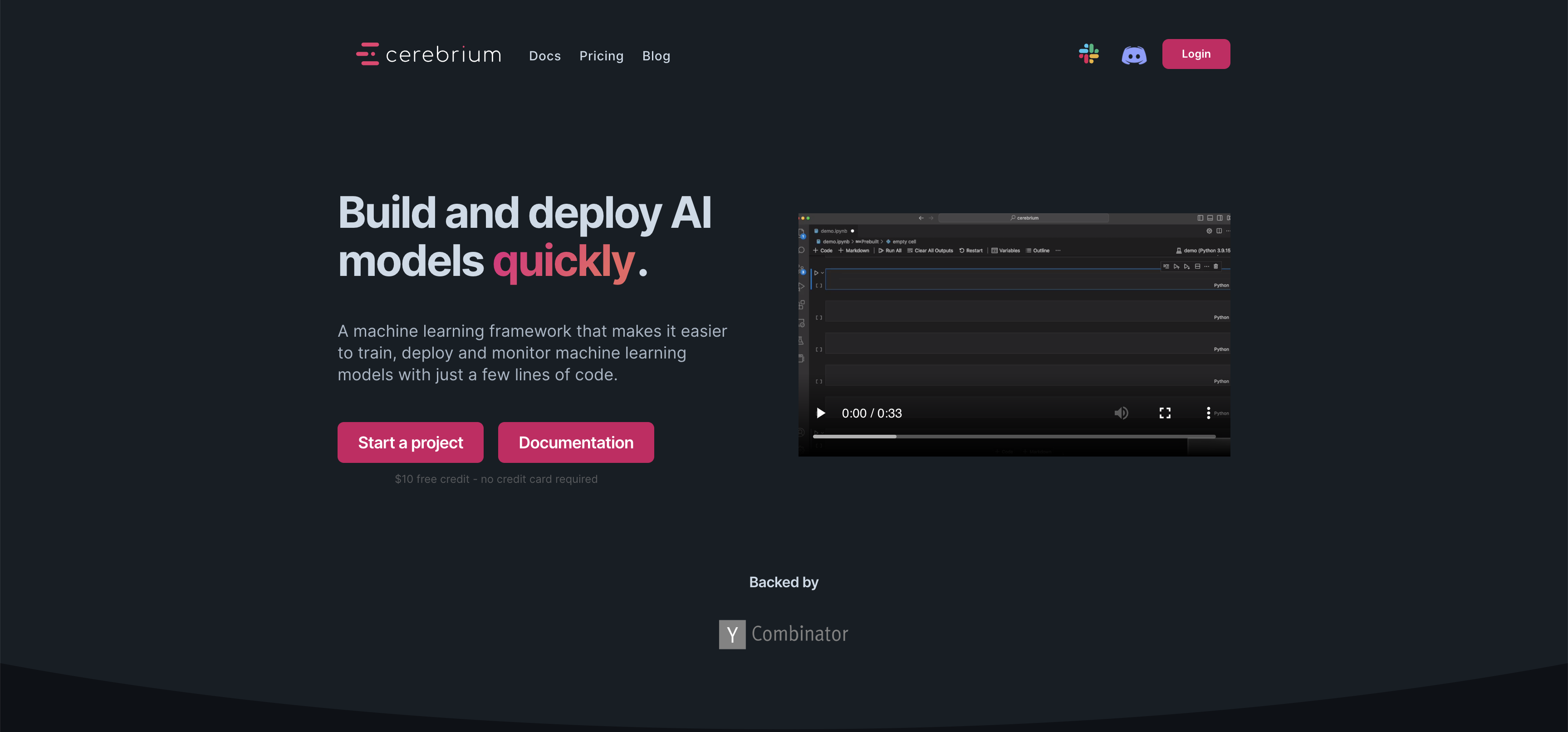 Cerebrium - Build and Deploy AI Models quickly